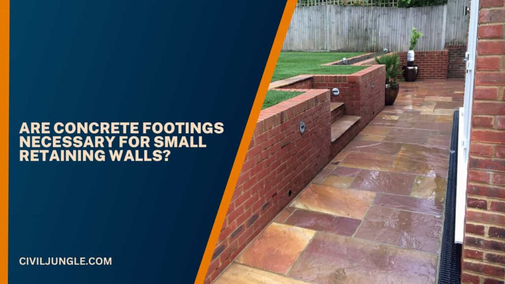How to Pour Concrete Footings For A Retaining Wall | How Do You Measure a Footing for a ...